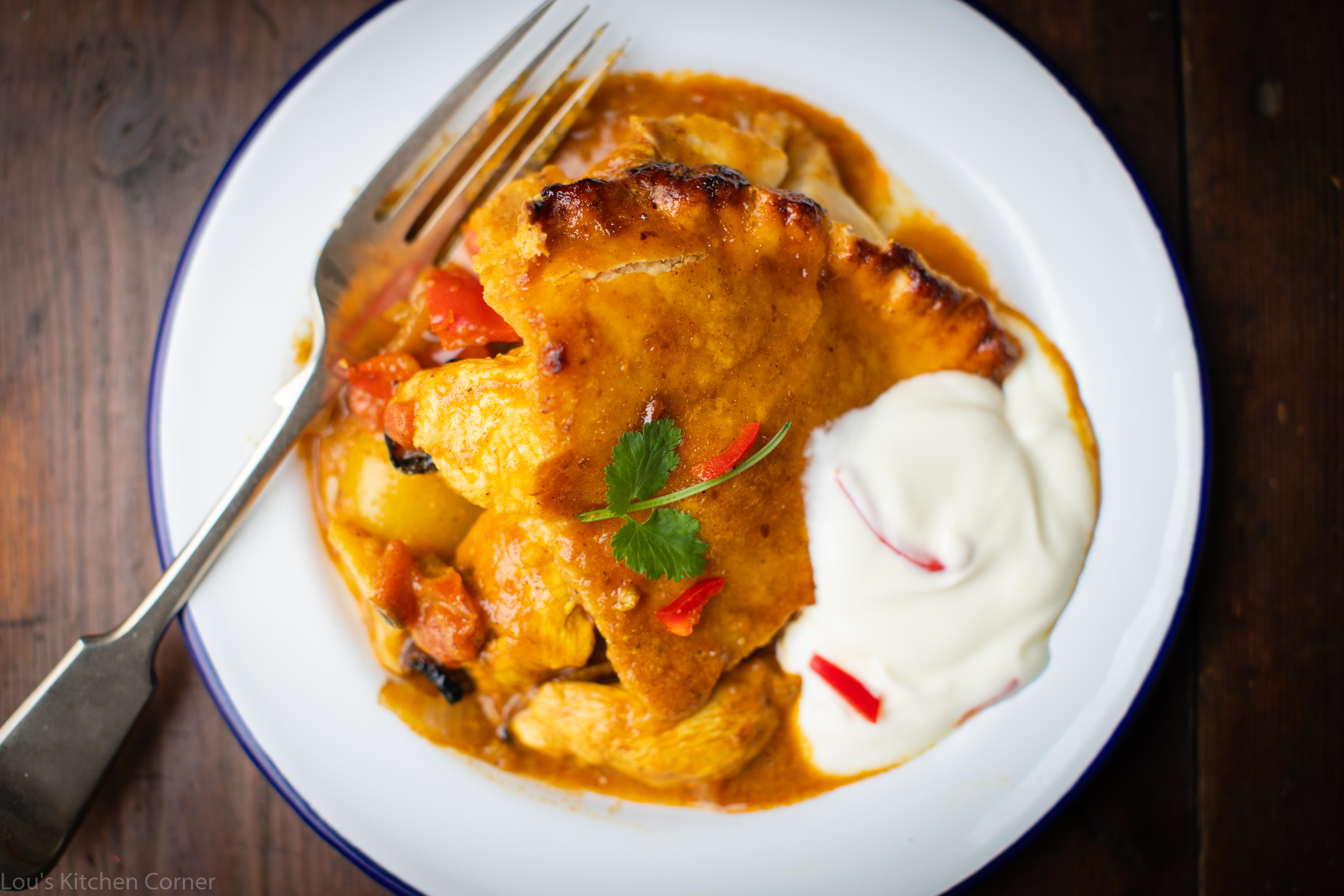 Curry pie. Pie... and curry!?! • Lou's Kitchen Corner