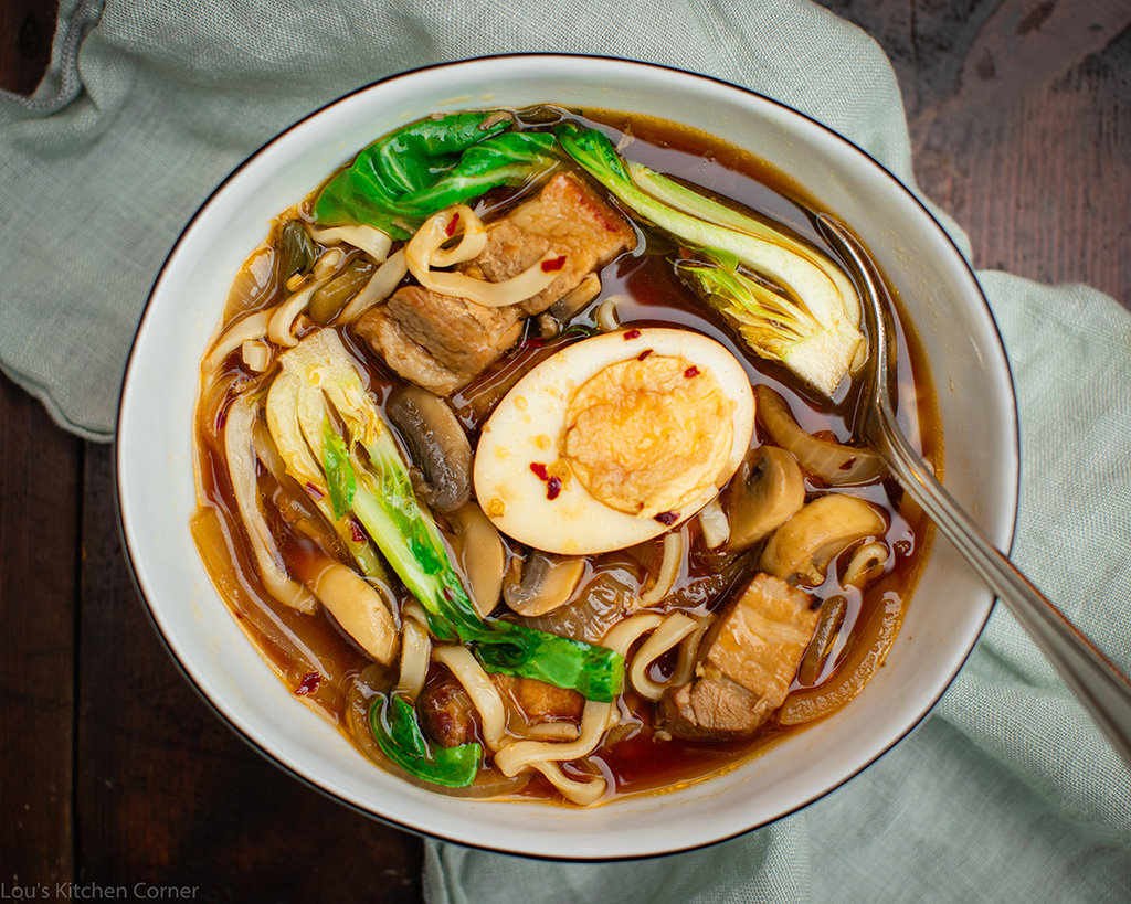 Satisfyingly delicious pork udon soup • Lou's Kitchen Corner